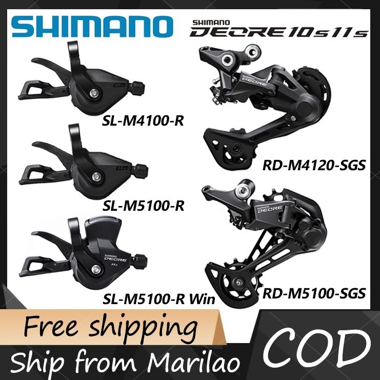 Shimano DEORE M4100 M4120 M5100 10s 11S MTB Groupset Shifter Lever สับ ...