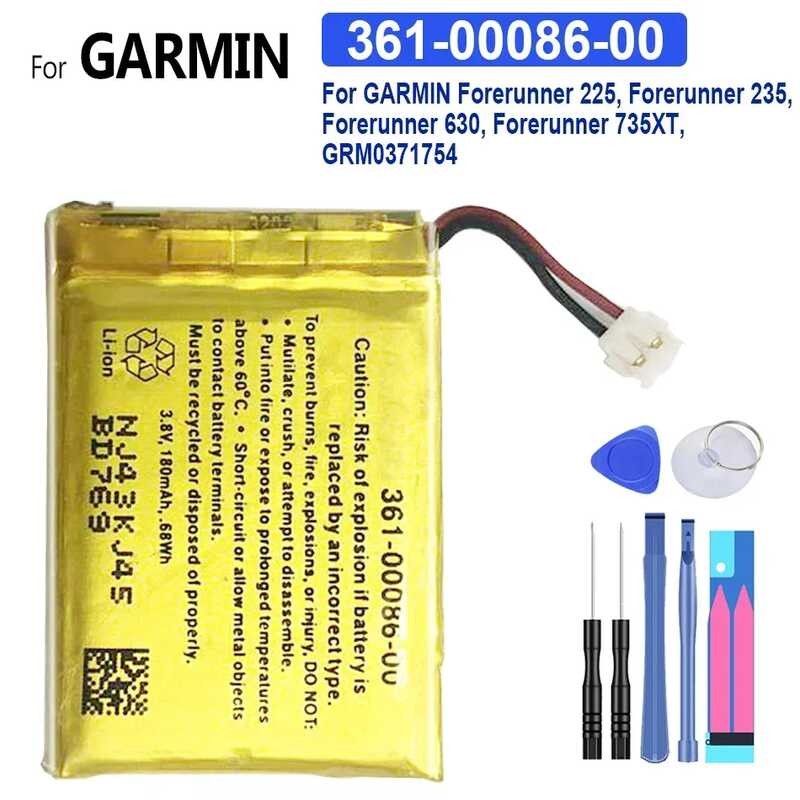 แบตเตอรี่โทรศัพท์มือถือ 361-00086-00 180mAh สำหรับ GARMIN 225, 235, 630 ...