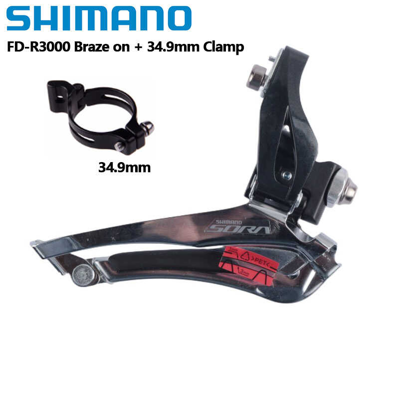 SHIMANO 01F SORA FD R3000 เกียร์ด้านหน้าประสาน 31.8 34.9 มม. แคลมป ...