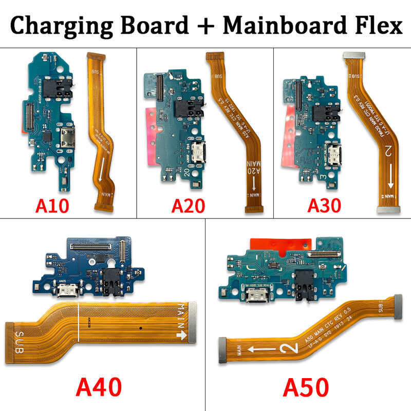 USB ชาร์จพอร์ตบอร์ดเชื่อมต่อชิ้นส่วน ใหม่ + เมนบอร์ดหลัก LCD Flex Cable ...