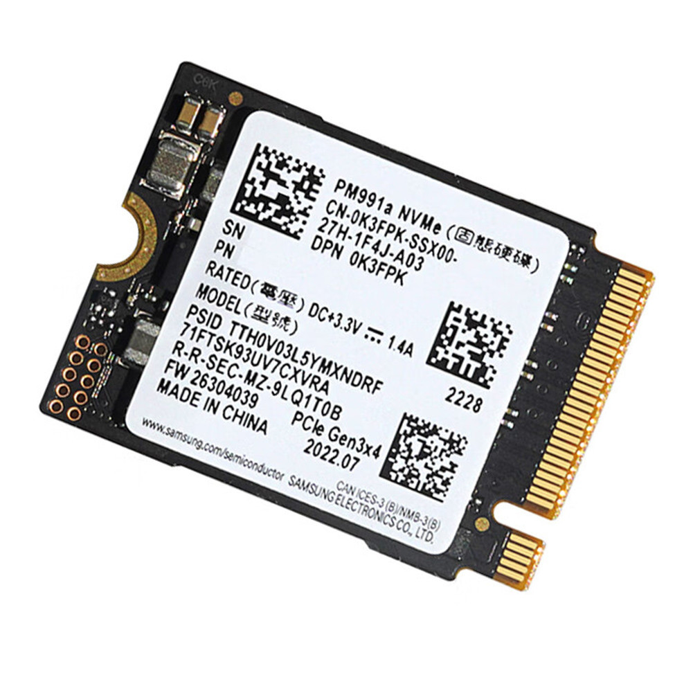 Samsung PM991a 256GB 512GB 1TB SSD M.2 2230 NVMe เปลี่ยน SSD ไดรฟ์ Solid State ภายใน | Shopee ...