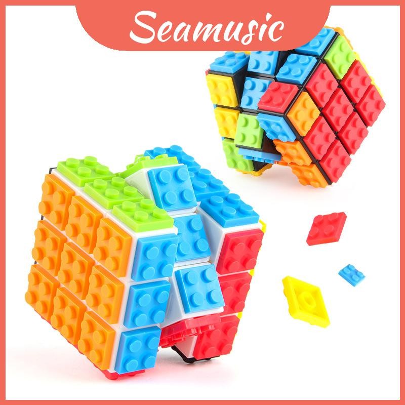 Engaging And Safe Abs Childrens Puzzle Cube Smooth หมุนบล็อกของเล่น ...