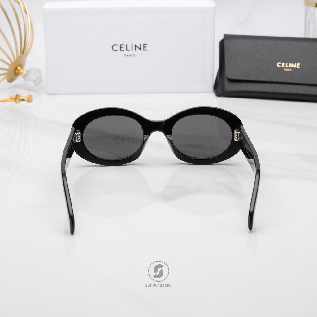 แว่นกันแดด Celine Triomphe 01 CL40194U 01A/52 | Shopee Thailand