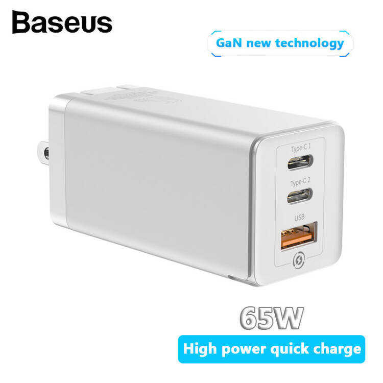 Baseus Gan Pro 65W Quick With QC + PD 3.0 Small Volume 5A Wall Charger ...