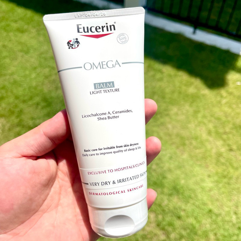 Eucerin Omega Balm Light Texture 200ml Exp:[10/2025-1/2026] | Shopee ...