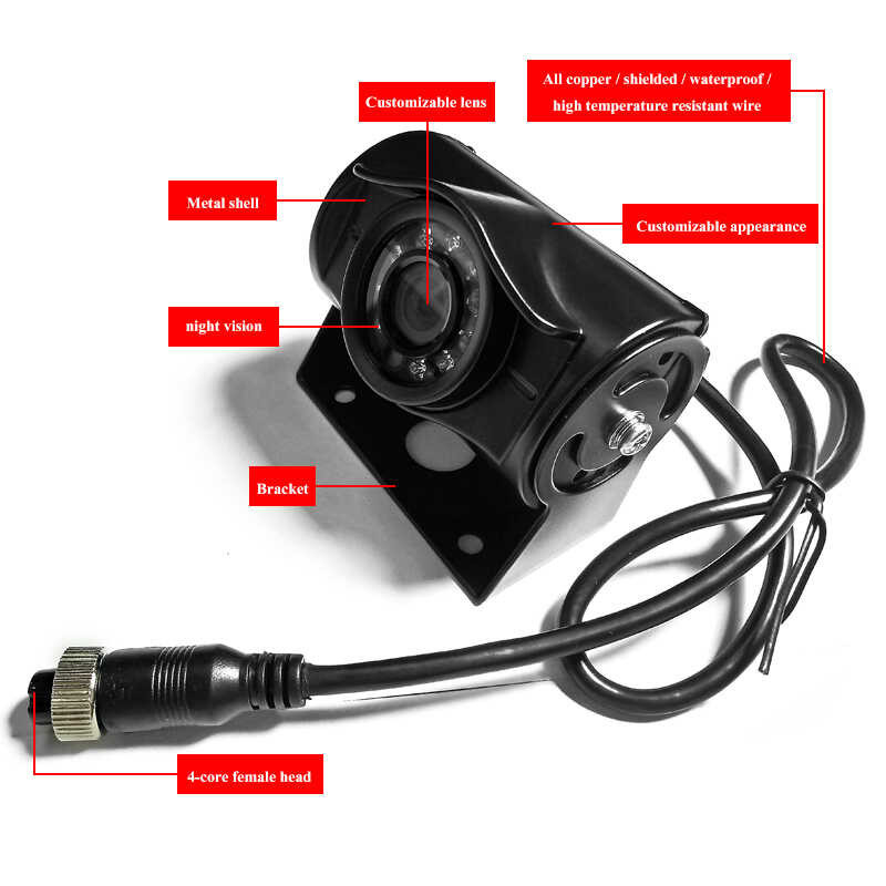 กล้องติดรถยนต์ขนาด 2 นิ้ว 1080P Sony 700Tvl กล้องตรวจสอบภาพย | Shopee ...