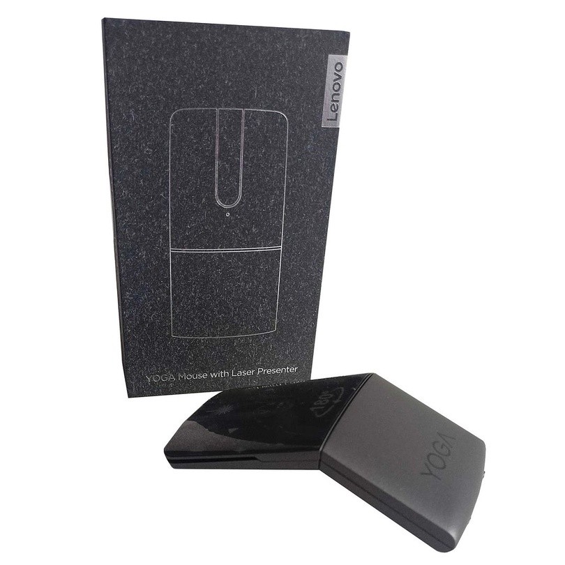 Lenovo Yoga Mouse with Laser Presenter (Iron Gray) - Bluetooth / 2.4GHz ...
