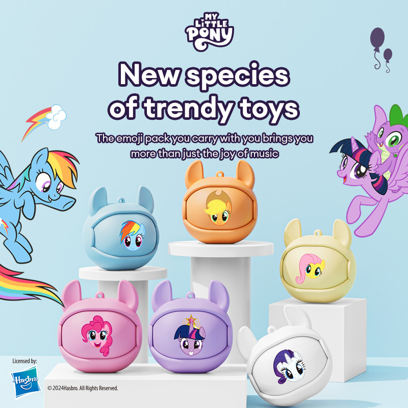 Sanrio × MLP EC10 หูฟังบลูทูธ Flip cover design Ultra อายุการใช้งาน ...