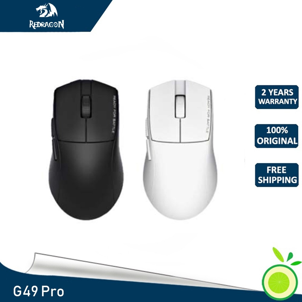 Redragon G49 Pro เมาส์เกมอิเล็กทรอนิกส์ไร้สายพร้อมอุปกรณ์ต่อพ่วงบลูทูธ ...