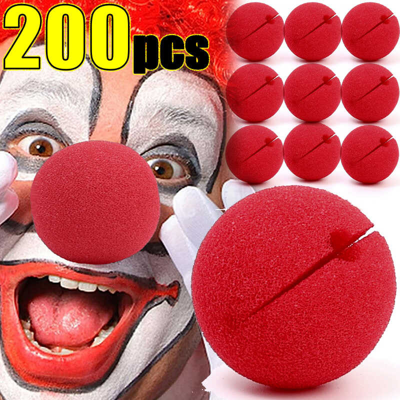 Wjholesale 200 4 ฟองน้ำสีแดง Joker Nose Ball ฮาโลวีนปาร์ตี้ Joker ...