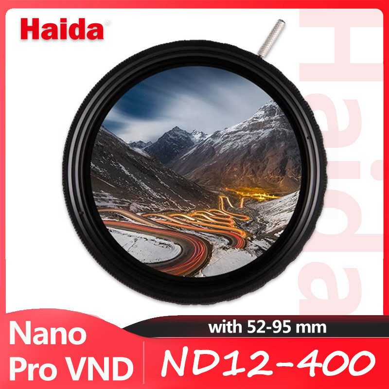 Haida NanoPro Variable ND Filter จาก ND12-ND400 Double-sided MC Medium ...