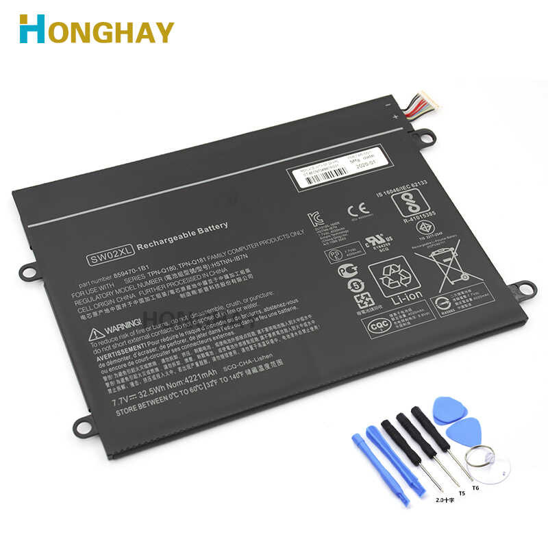 แบตเตอรี่แท็บเล็ต a HONGHAY สำหรับ HP x2 210 G2 TPN-Q180 TPN-Q181 ...