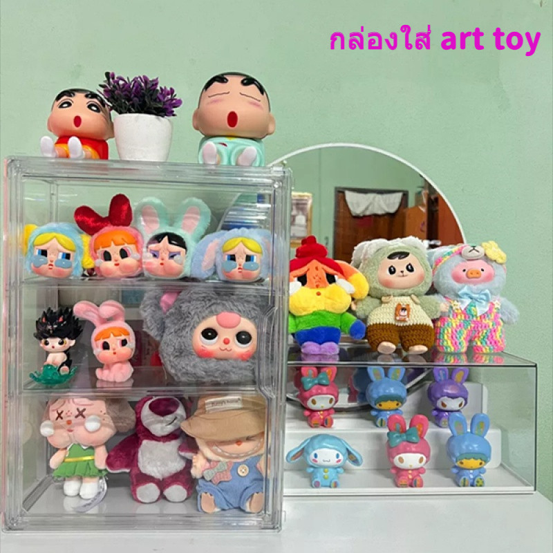 Kimmon labubu กล่องเก็บของติดผนังกันฝุ่นกันความชื้นโมเดลตู้รุ่น popmart ...