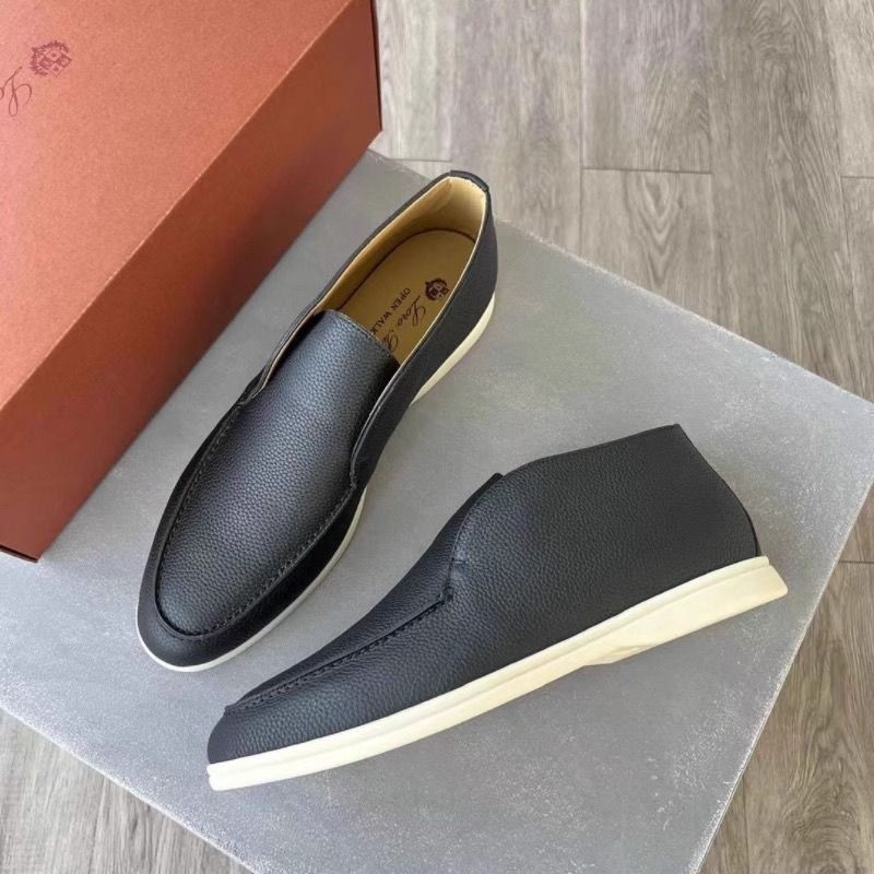 ฟิกเกอร์ Sde] Loro pia * na High-Top ของแท้หนังยางลูกวัว LP Loafers ...