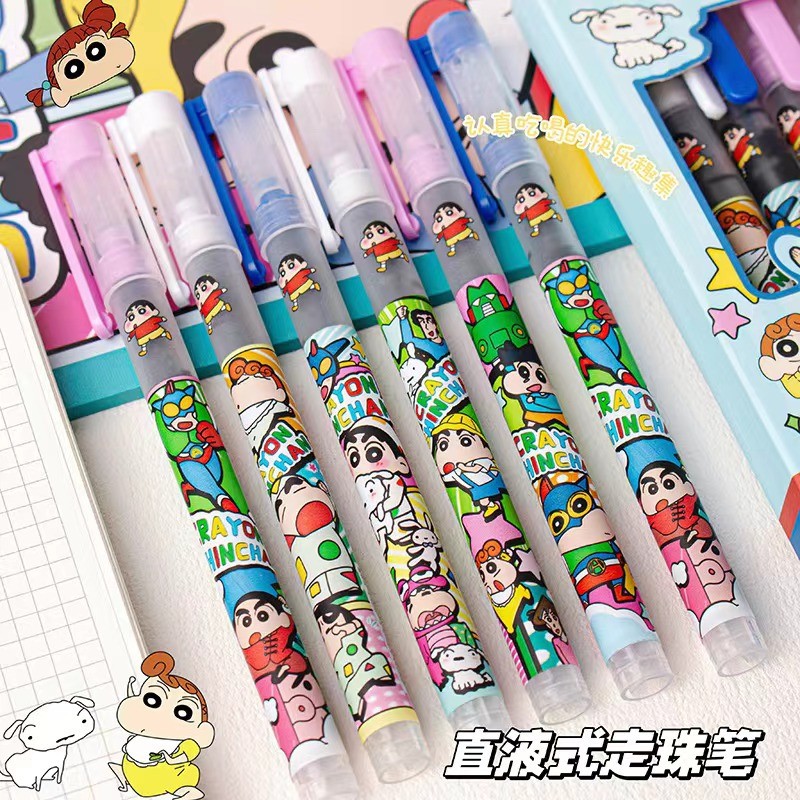 Crayon Shin-Chan Straight Liquid Quick-Drying Pen ins Style High-Value ...