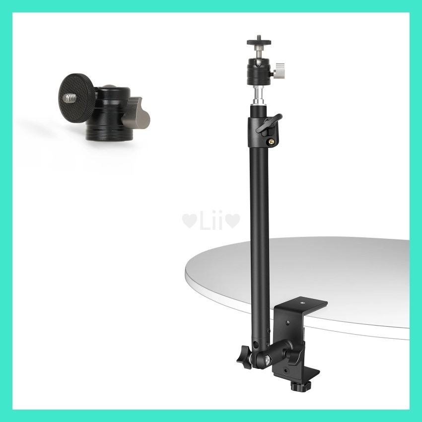 รุ่นขายดี Desktop Clip Tripod Standing Desk Monitor with 1/4" Ball Head ...