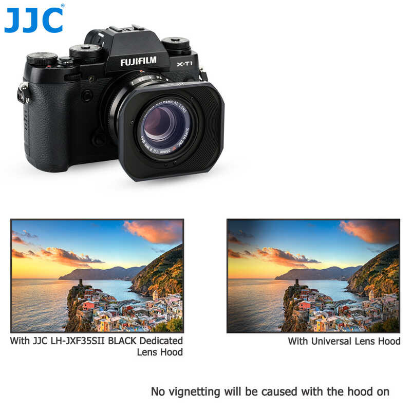 Δ JJC Lh-Xf35-2 ฝาครอบเลนส์โลหะสี่เหลี่ยมสำหรับ Fujifilm Fujinon | Shopee Thailand