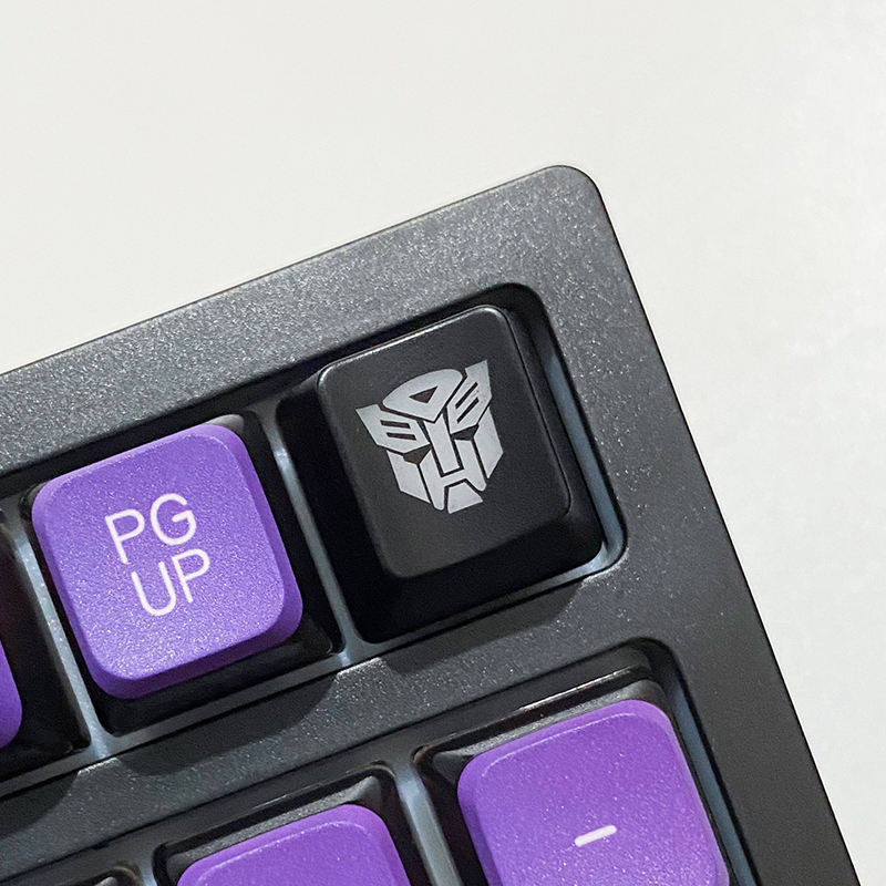 Transformers Keycap คีย์บอร์ดเชิงกลโปร่งแสง Keycap Universal Cross-axis ...