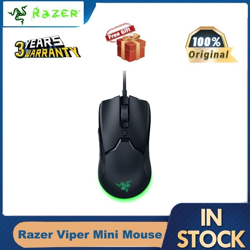 รับประกัน 3 ปี100% Original Razer Viper Mini น้ําหนักเบาเมาส์แบบมีสาย ...