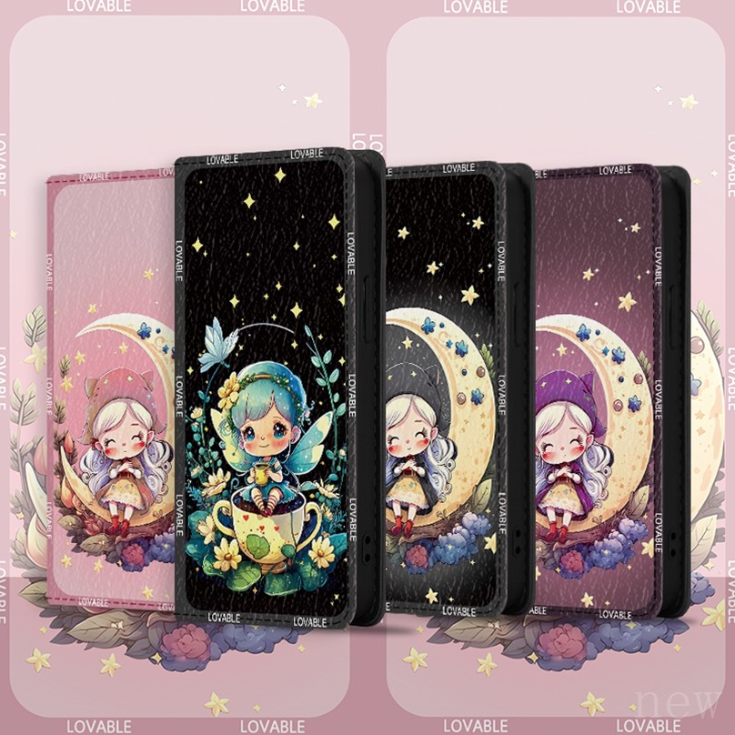 ซองหนังแบบฝาพับเหมาะสําหรับ Xiaomi Poco C65 C71 M5 F6 X5 X7 M6 M7 Pro Star Angel Girl เคส ...