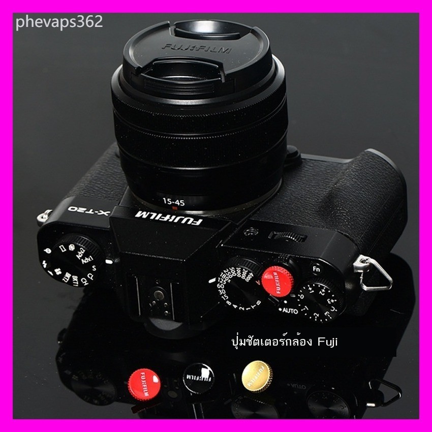 ปุ่มชัตเตอร์กล้อง Fuji XT4 X100V X100F XT3 XT30 XT20 XT2 xa7 GS645s ปุ่มชัตเตอร์ Leica M9 Sony ...