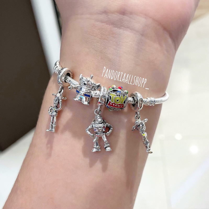 ♞,♘,♙(ของแท้100%)Pandora silver Disney Charm**toy story | Shopee Thailand