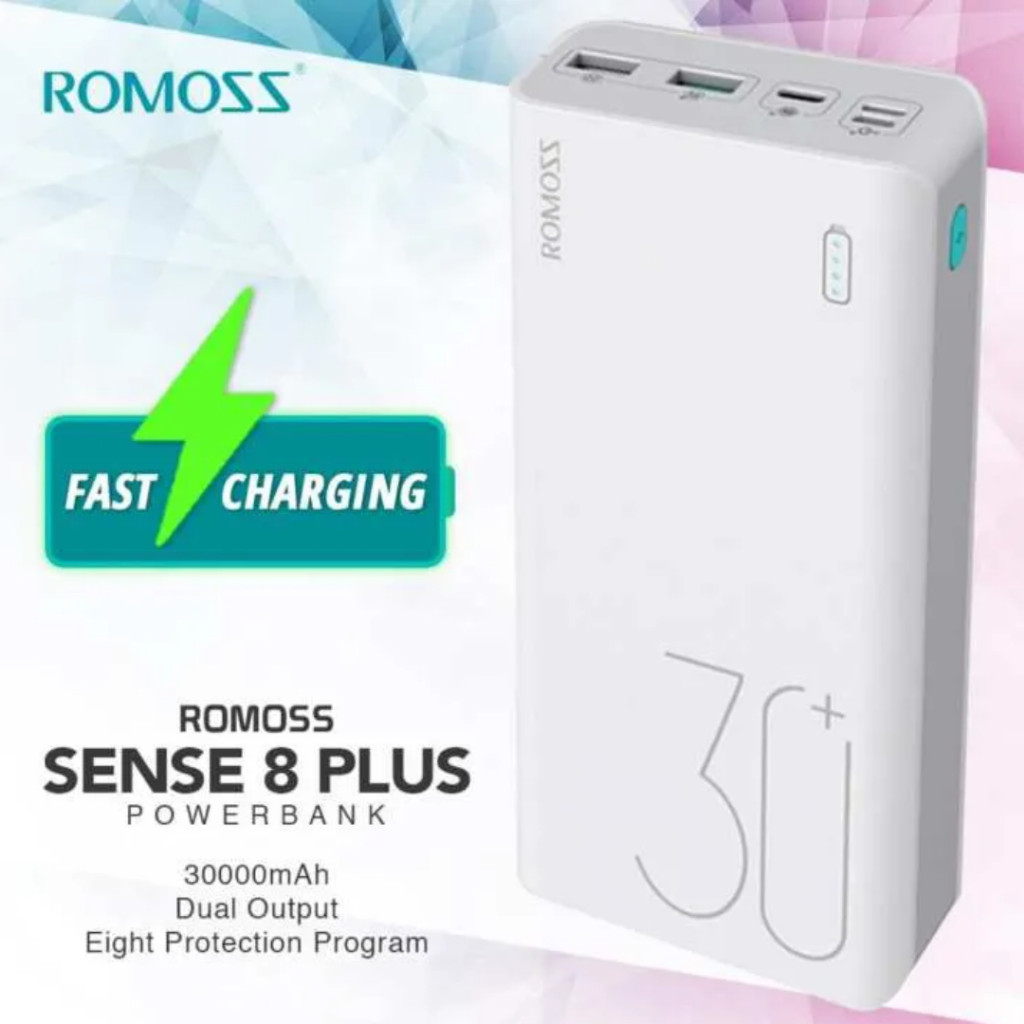 Romoss Power Bank 30000mAh Portable Charger" "ความจุสูง Romoss ...