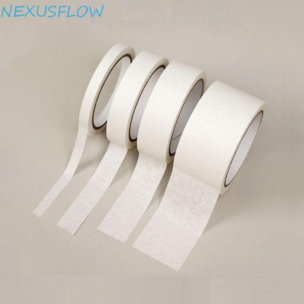 Nexusflow 1/4 ม้วนเทปสีขาว, 20M 50M 10/15/20/30/40 มม.ตกแต่งจิตรกรเทป, Self กาว Essay สีแยก DIY ...