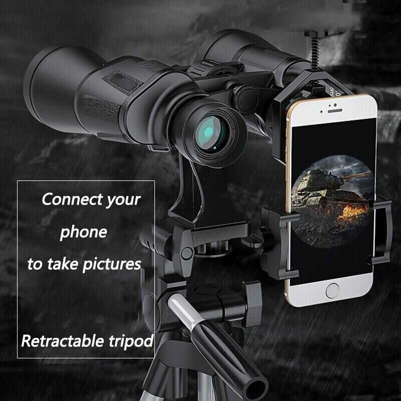 50000M German 20X50 Zoom HD Bak4-Prism Powerful Binoculars Long Range Professional | Shopee Thailand