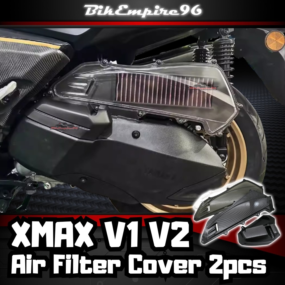 Xmax V1 V2 ฝาครอบกรองอากาศกล่องไอดีทําความสะอาดอุปกรณ์ป้องกันไส้กรอง ...