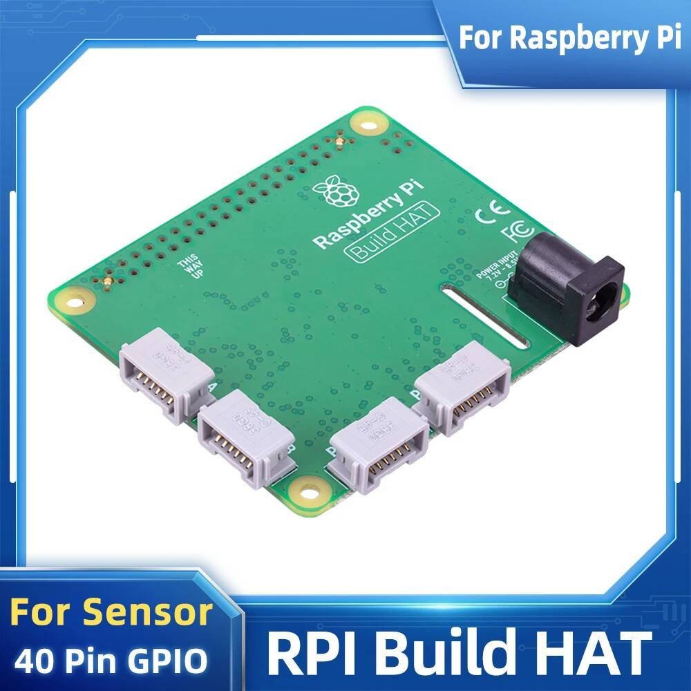 อย่างเป็นทางการ Raspberry Pi Build HAT รองรับเซ็นเซอร์มอเตอร์ 40 Pin ...