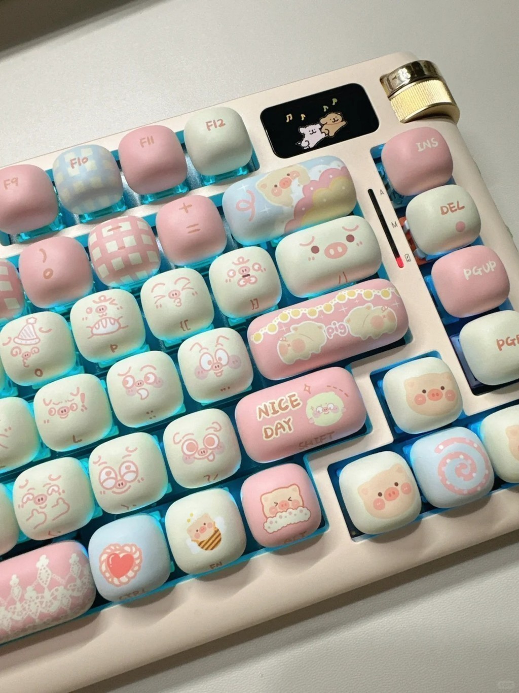Akko Bread Paradise Keycap MOG Profile 139 คีย์ PBT ห้าด้าน Dye ...