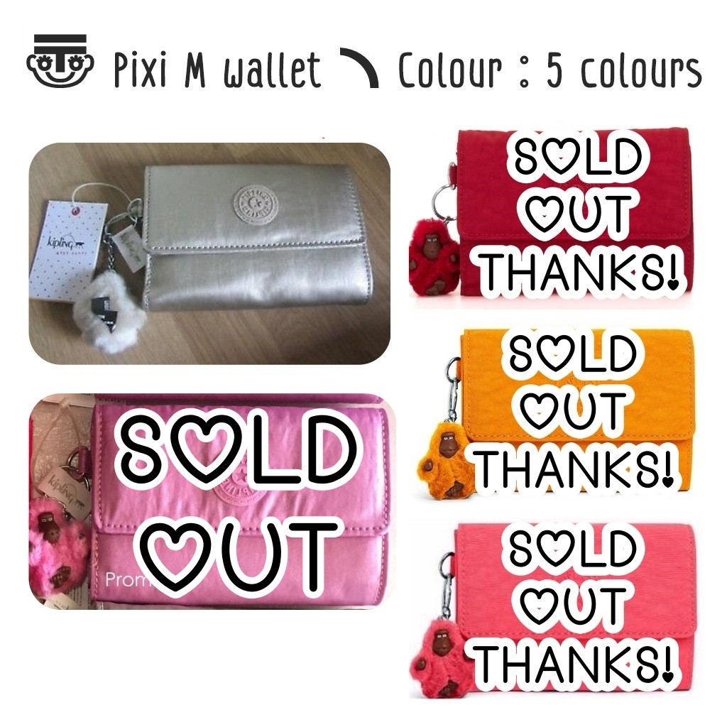 กระเป๋าสตางค์ Kipling PIXI Medium Organizer Wallet | Shopee Thailand