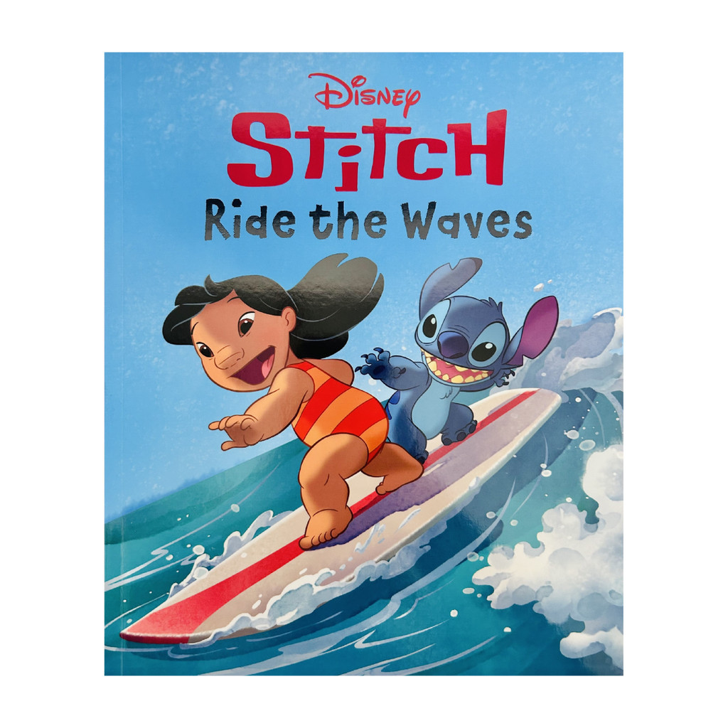 Disney Stitch Ride The Waves Picture Story Book Easy To Read With Beautiful Illustrations ...