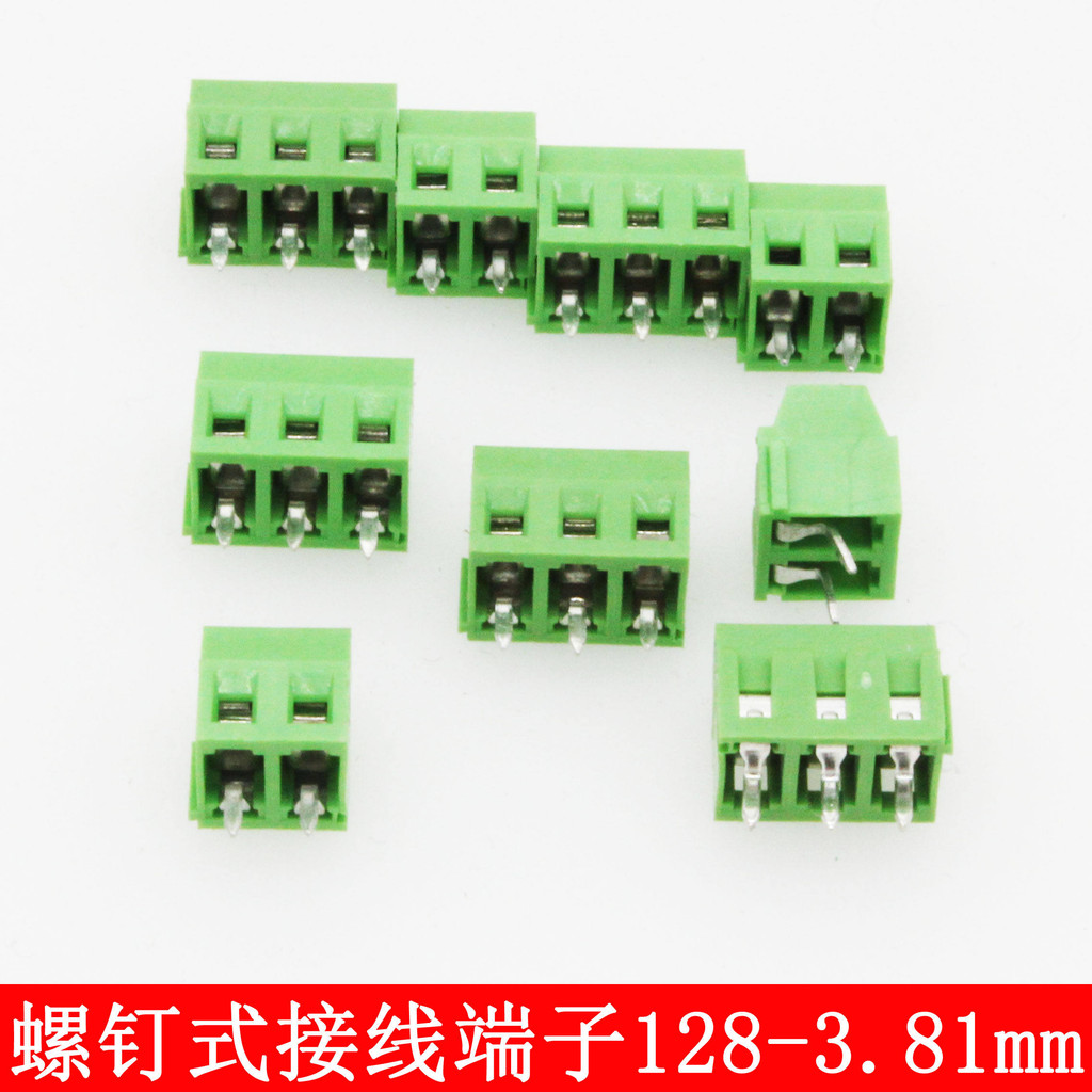 สกรู PCB Terminal Block KF128-3.81-2P DG128-3P Pitch 3.81 มม. สามารถ ...