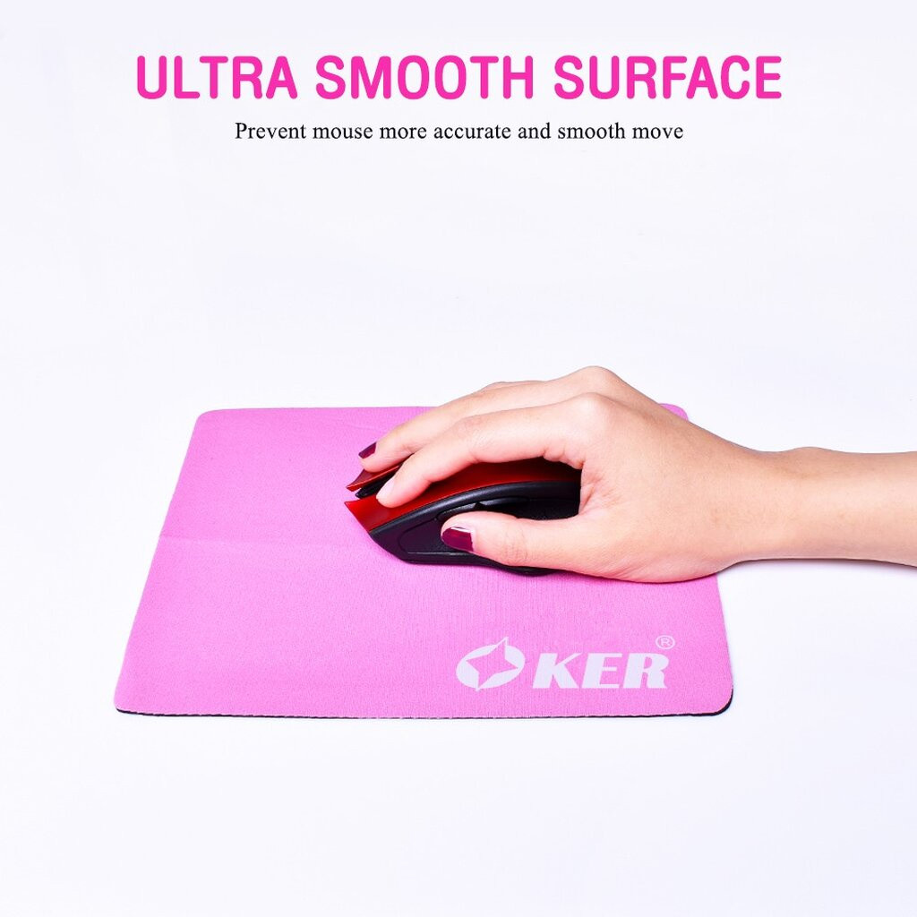 OKER 1030 OPTICAL MOUSE PAD แผ่นรองเม้าส์ แผ่นรองเมาส์แบบสั้น หนา 3 มม. ...