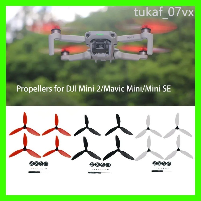 ใบพัดสามใบสำหรับ DJI Mavic Mini/Mini 2/Mini SE Drone Light น้ำหนัก ...