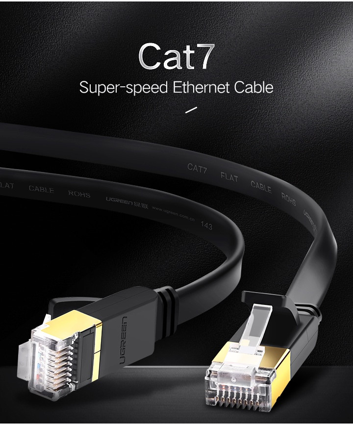 UGREEN รุ่น NW106 สายแลนเน็ต CAT7 LAN Cable Gigabit RJ45 รองรับความเร็ว ...