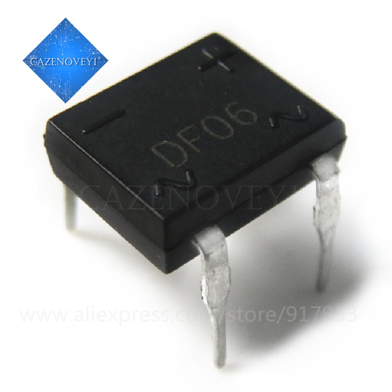 10 ชิ้น/ล็อต DF06M DF06 DIP-4 1A 600V สะพานวงจรเรียงกระแสในสต็อก ...