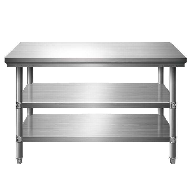 🔥การประกันคุณภาพ🔥 Stainless Steel Commercial Workbench Home Kitchen ...