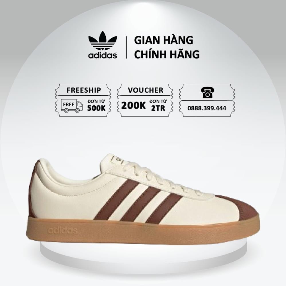 | ของแท้ | รองเท้าผ้าใบ Adidas VL COURT 2.0Cream Brown ID6016 | Shopee ...