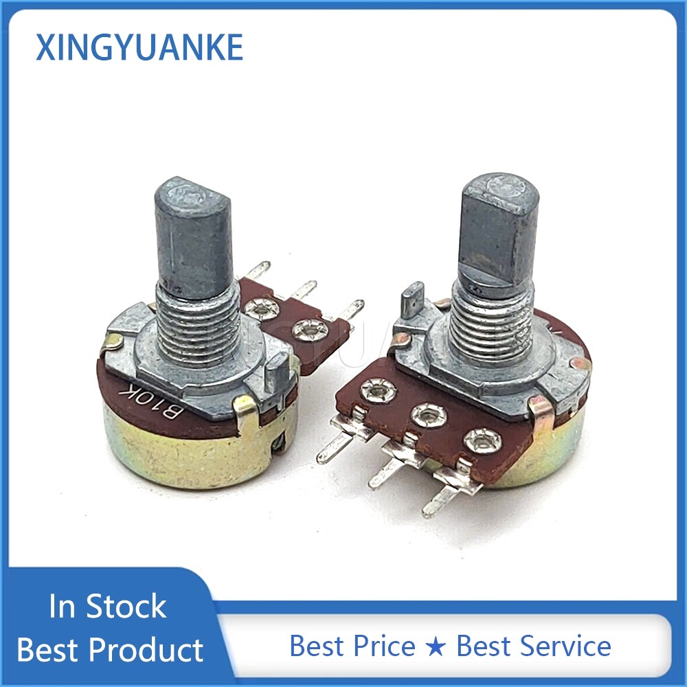 10 ชิ้น/ล็อตคุณภาพสูงเดี่ยว Potentiometer 148 ประเภท B10K พร้อม Stepper ...