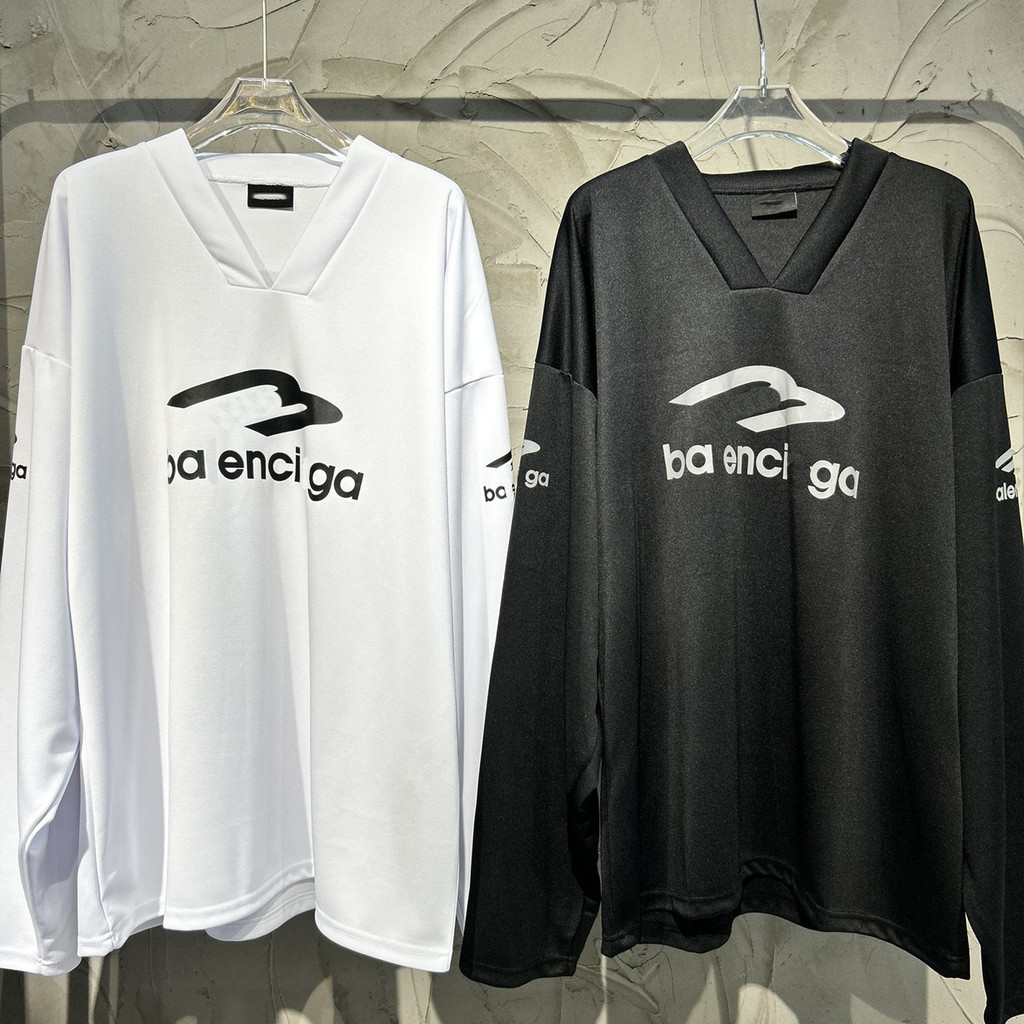 Balenciaga 2024ใหม่สกีชายหญิงหลวมแขนยาวเสื้อ sbzg | Shopee Thailand