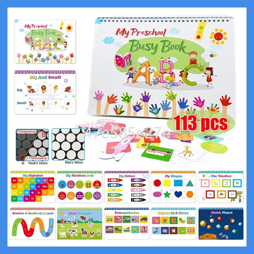 tk ขายร้อน My First Busy Book Montessori Toy For Toddlers Education ...