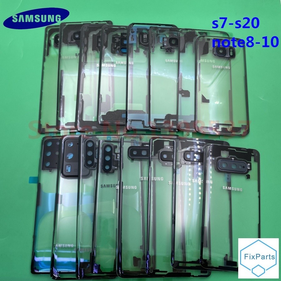 Samsung Galaxy S20 S10 S9 S8 S7 NOTE 8 9 10 Ultra ด้านหลัง Gorilla Tempered และกระจกใสฝาหลัง ...