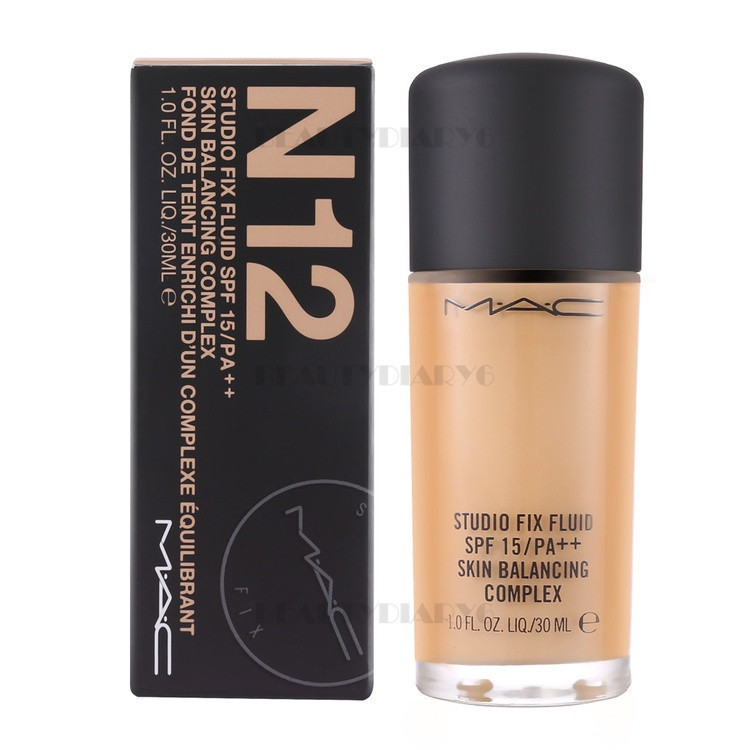,MAC Studio Fix Fluid SPF15 PA++ Skin Balancing Complex Foundation NC15 ...