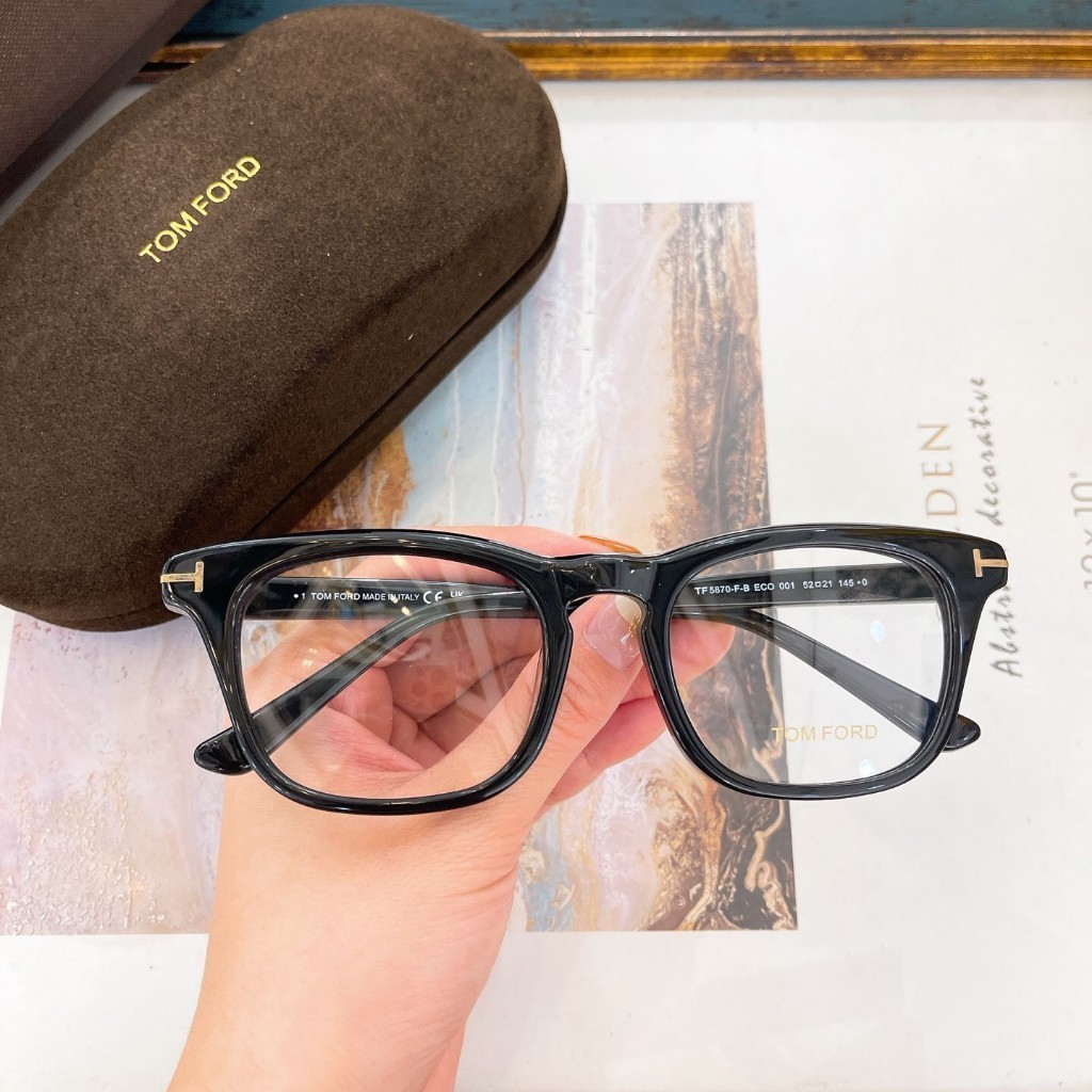 [คุณภาพสูง] Tom FORD แว่นตากันแดด TF5870-F-B กรอบสี่เหลี่ยม แฟชั่น ...