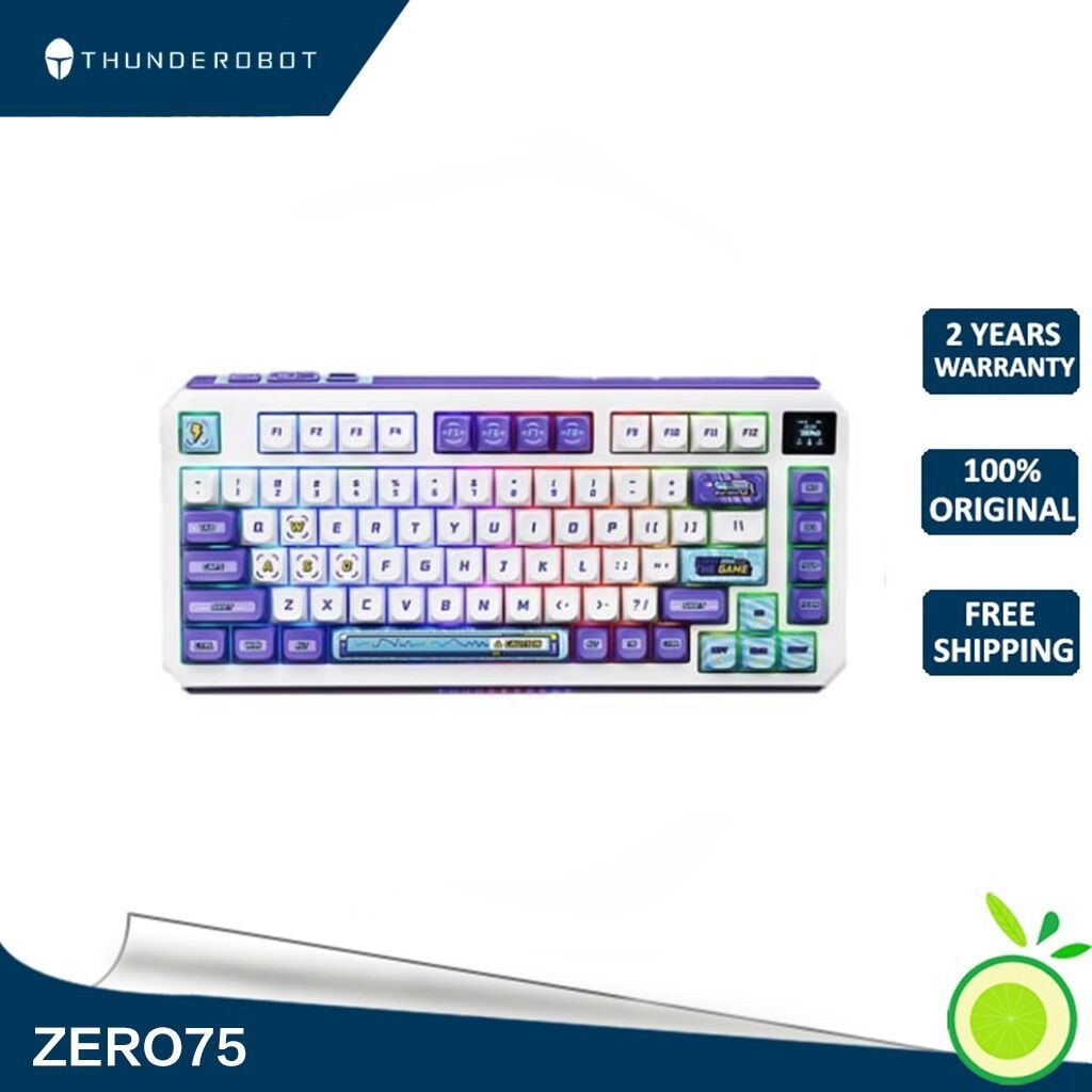 Thunderobot ZERO75 คีย์บอร์ดบลูทูธไร้สาย หน้าจอสามโหมด | Shopee Thailand
