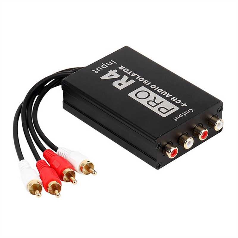 4 Channle Audio Isolator Audio Noise Isolator Car-Mounted Current ...