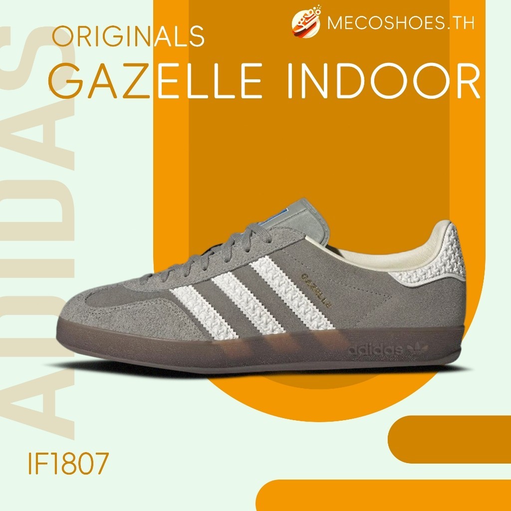 ฟิกเกอร์ รองเท้า adidas originals Gazelle Indoor (IF1807)รองเท้าลำลอง ...